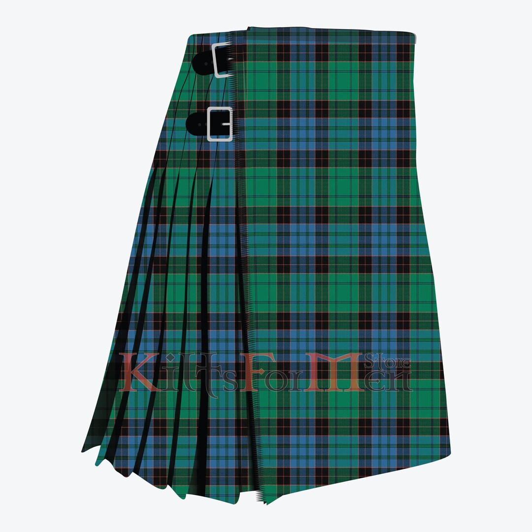 Scottish Handmade Stewart Old Ancient 8 Yard Tartan Kilt - Clan Stewart ...