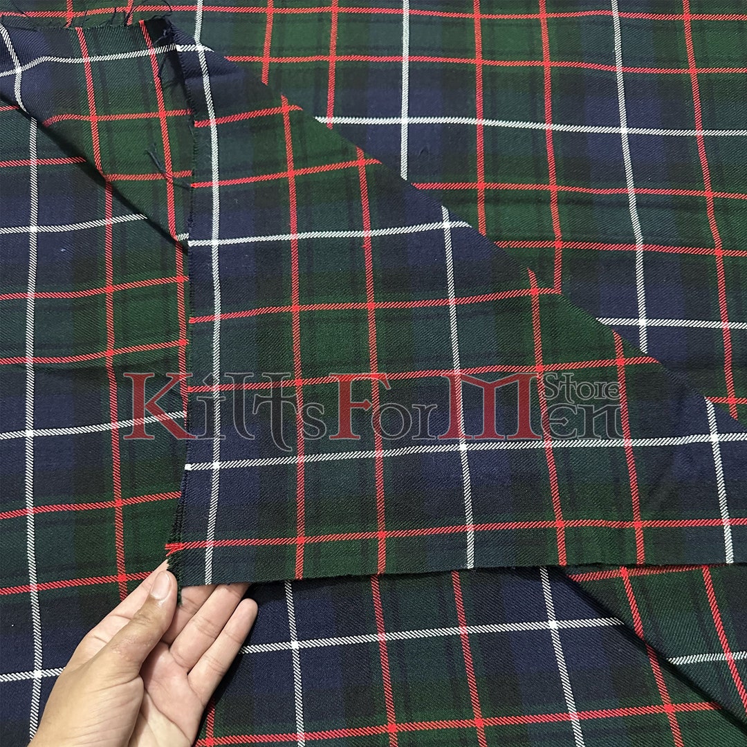 Macrae Hunting Modern Tartan Fabric – 16 Oz Acrylic Wool, 54" Width - Etsy