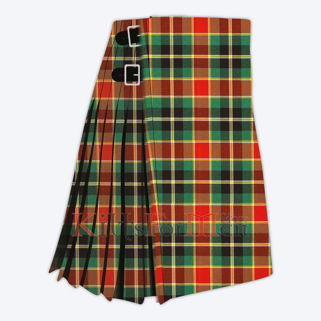 Scottish Handmade Maclachlan Old 8 Yard Tartan Kilt - Clan Maclachlan ...