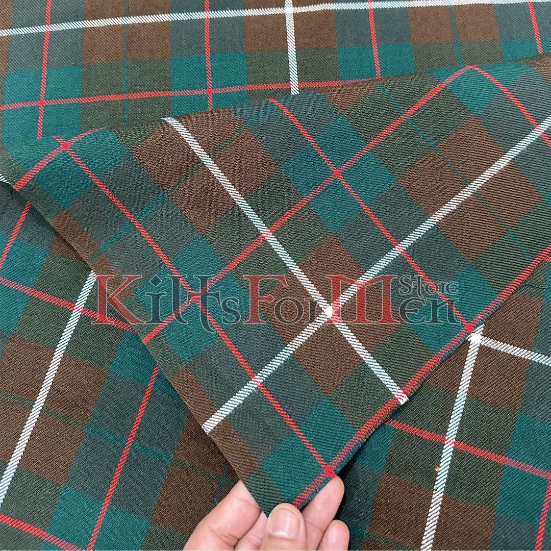 Mackinnon Hunting Modern Tartan Fabric - Tartan Fabric by the Yard - 16 ...