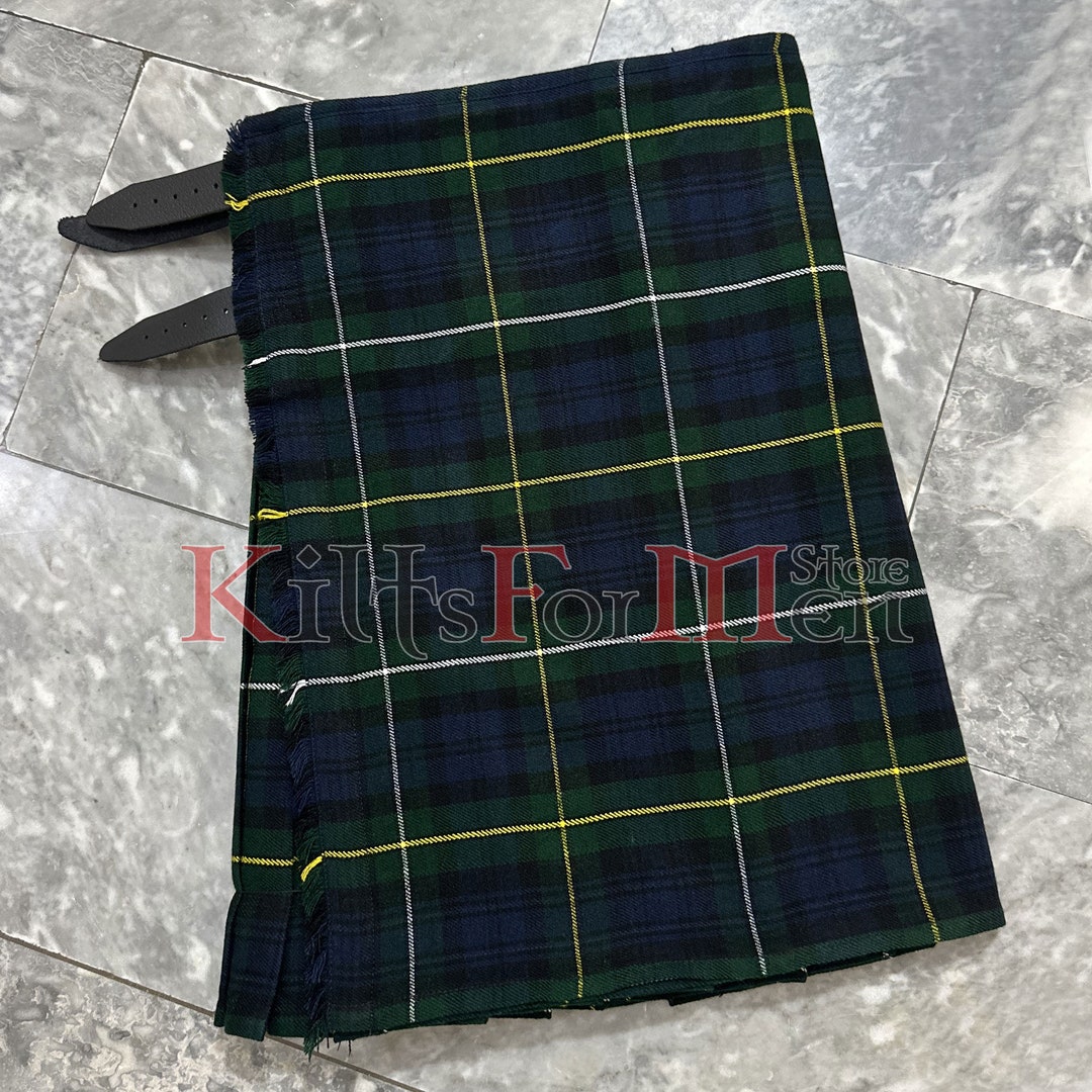 Scottish Handmade Campbell of Argyll 8 Yard Tartan Kilt - Clan Campbell ...