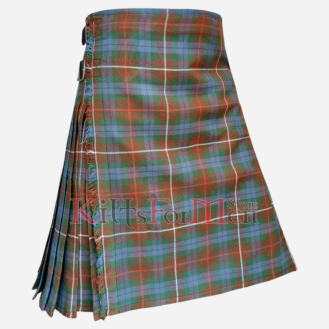 Scottish Handmade Fraser Hunting Ancient Tartan Kilt - Clan Fraser Kilt ...