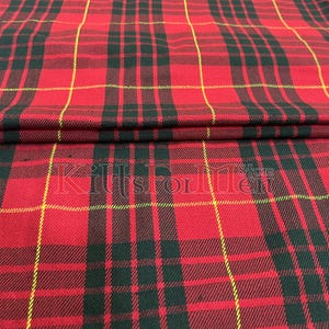 Cameron Modern Tartan Fabric - Tartan Fabric by the Yard - 16 Oz ...