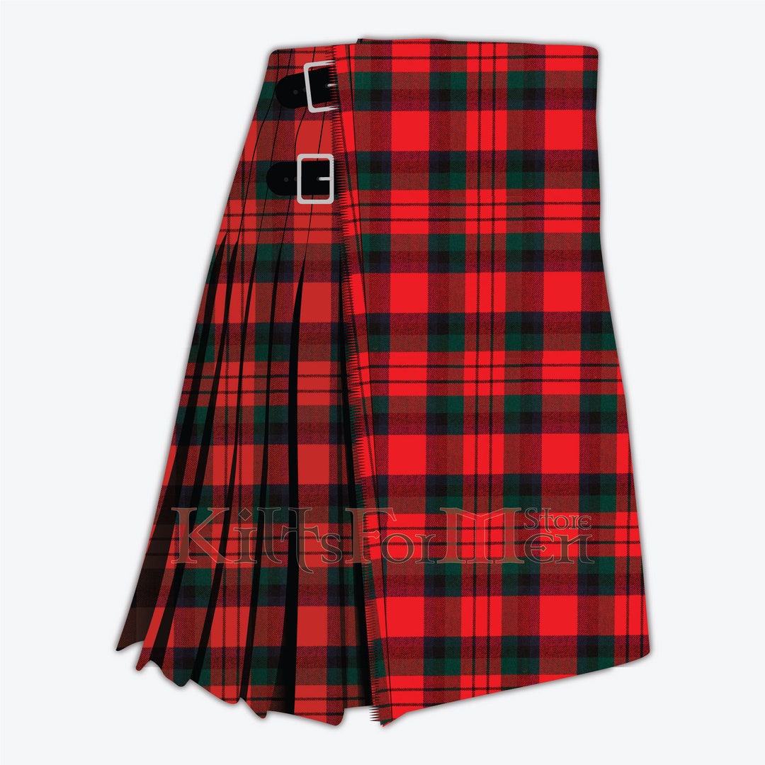Scottish Handmade Macduff Modern 8 Yard Tartan Kilt Clan Macduff Kilt ...