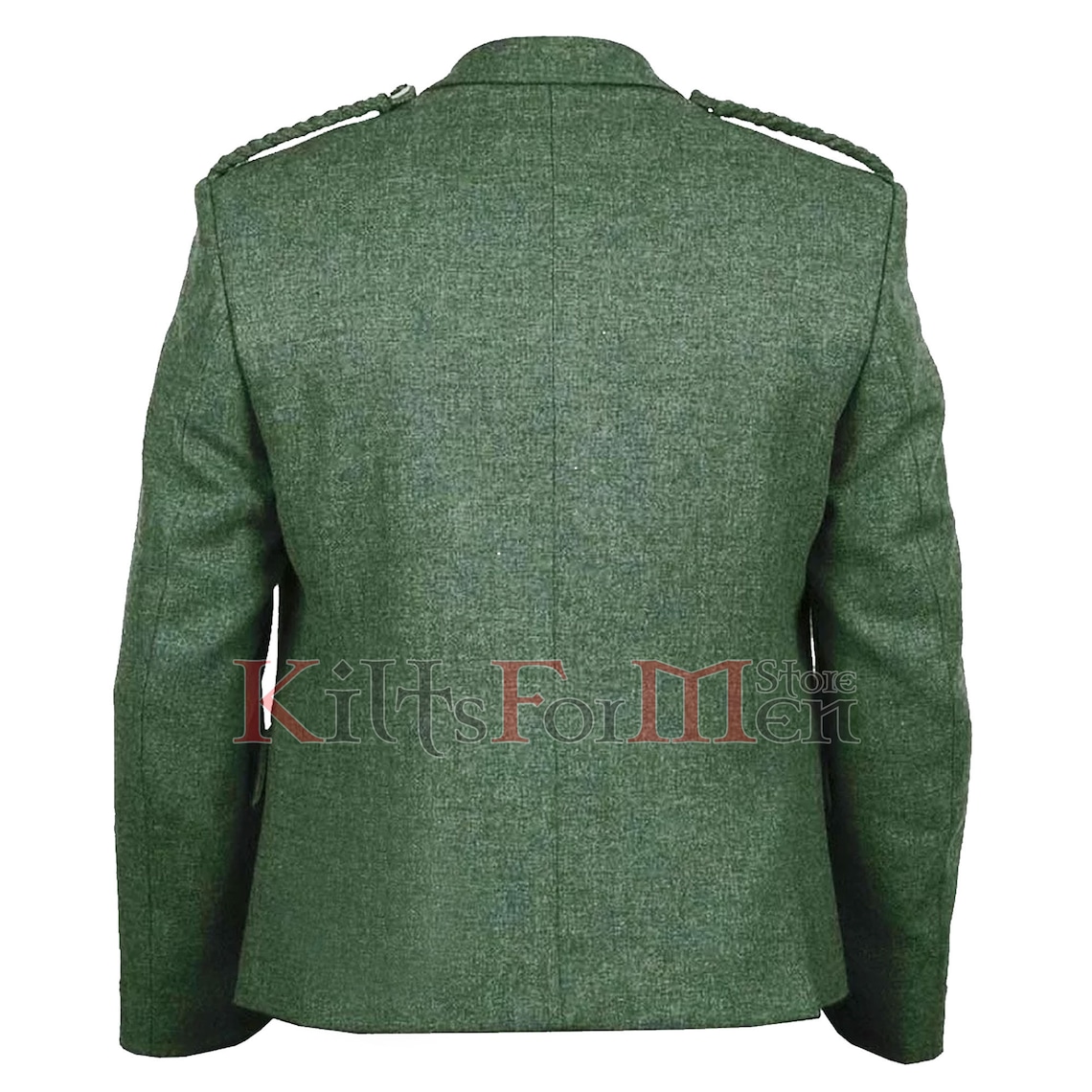 Mens Lovat Green Jacket With Vest for Men | Scottish Argyle Kilt Jacket ...