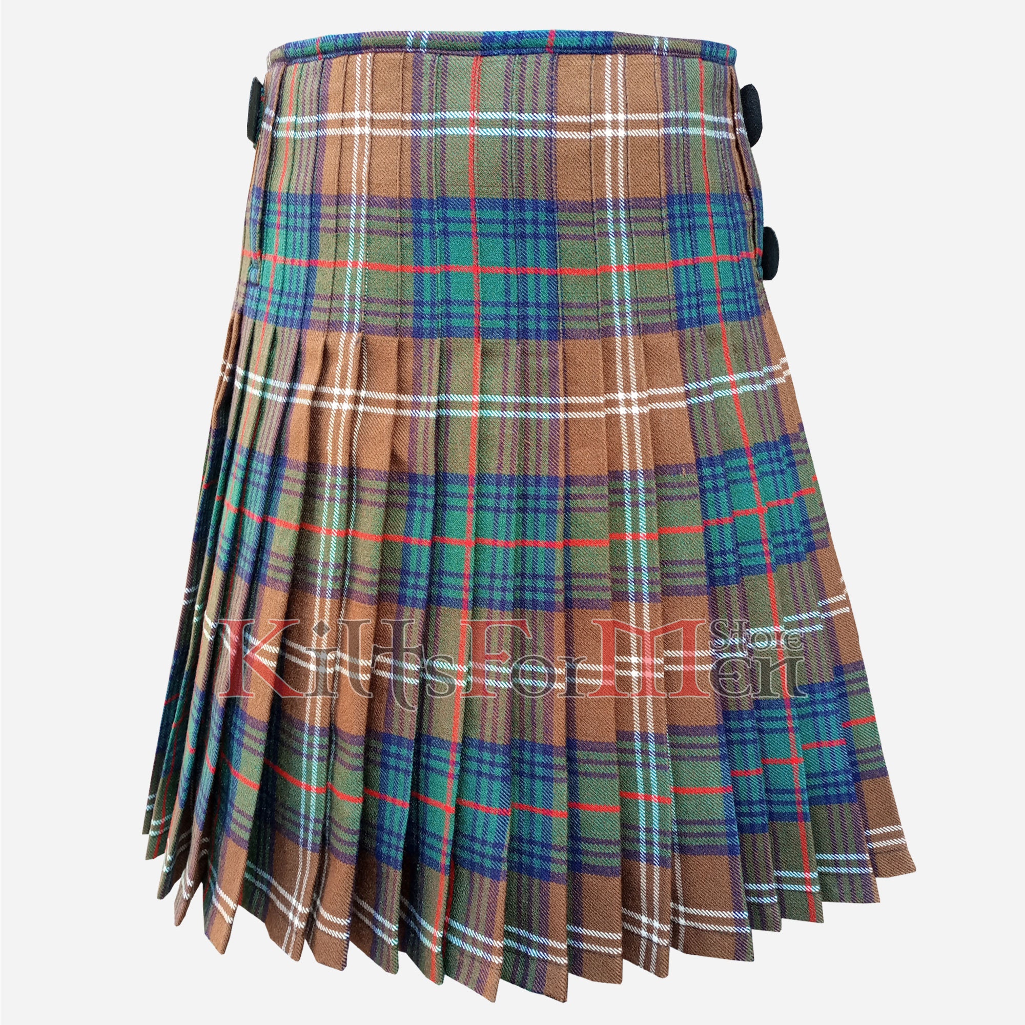Scottish Handmade Chisholm Hunting Tartan Kilt - Clan Chisholm Kilt for ...