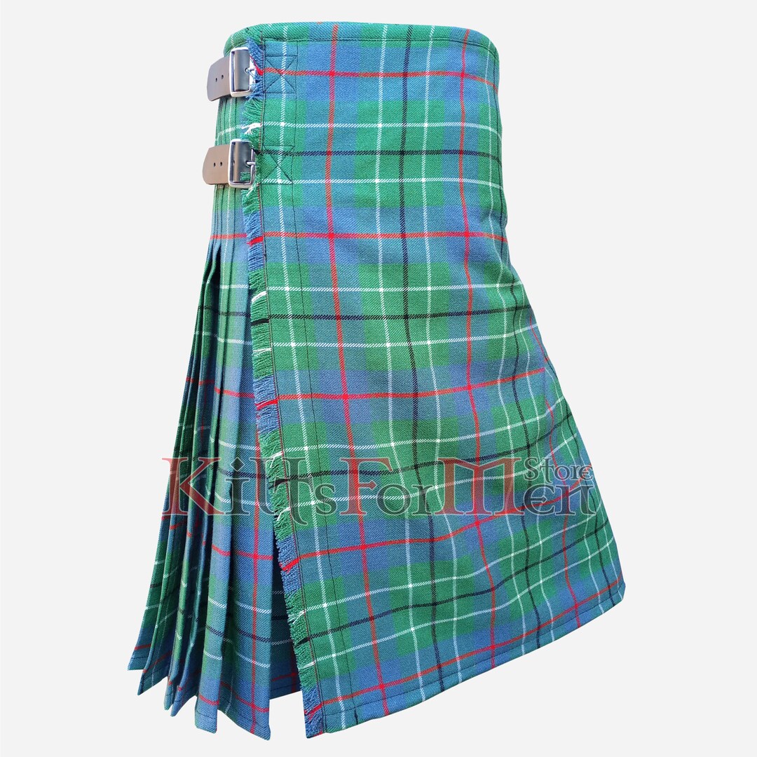 Scottish Handmade Duncan Ancient Tartan Kilt - Clan Duncan Kilt for Men ...