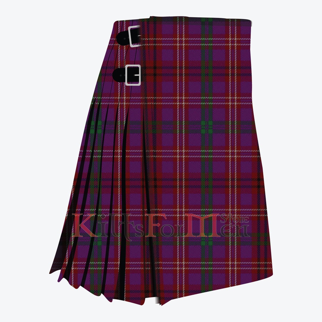 Scottish Handmade Mccall Premium 8 Yard Tartan Kilt - Clan Mccall ...
