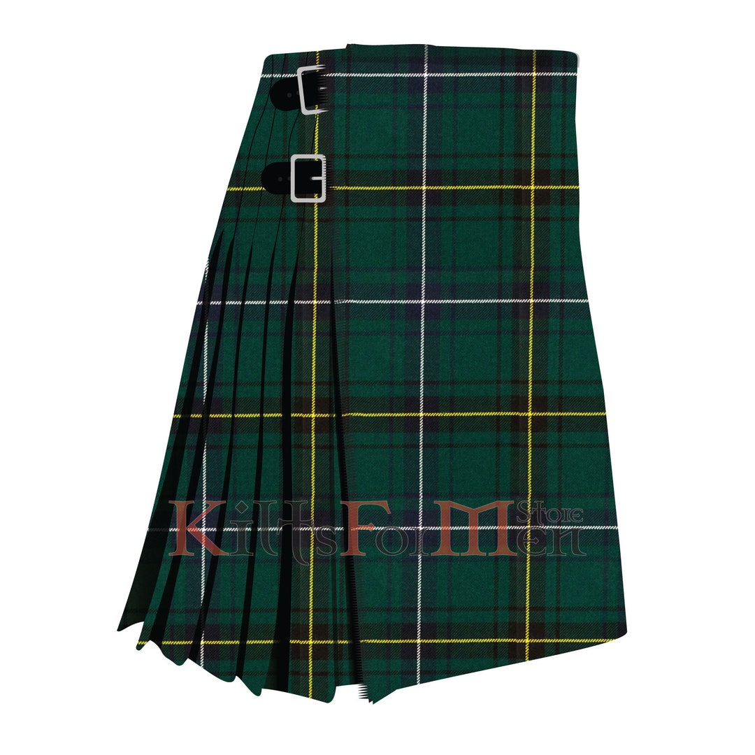 Scottish Handmade Henderson 8 Yard Tartan Kilt - Clan Henderson Kilt ...