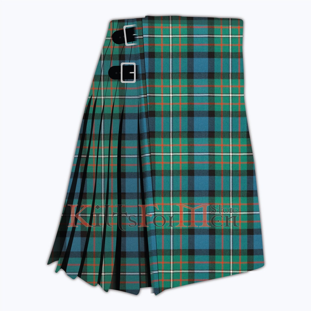 Scottish Ferguson Ancient 8 Yard Tartan Kilt - Clan Ferguson Kilt for ...