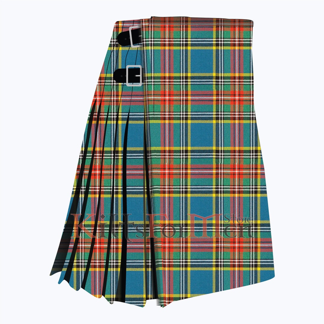 Scottish Handmade Macbeth Ancient 8 Yard Tartan Kilt - Clan Macbeth ...