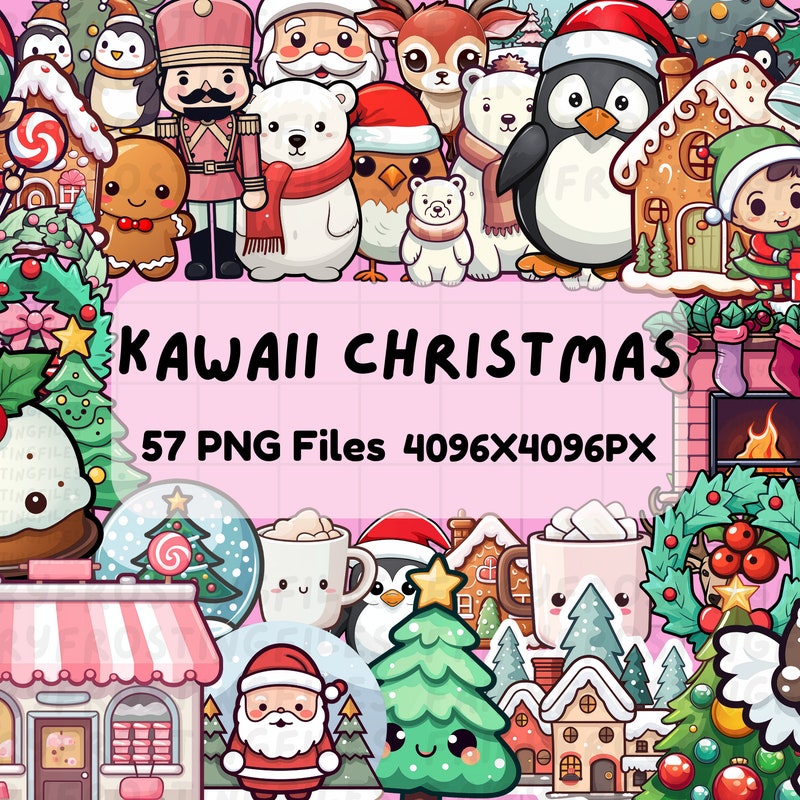Kawaii Christmas - Etsy