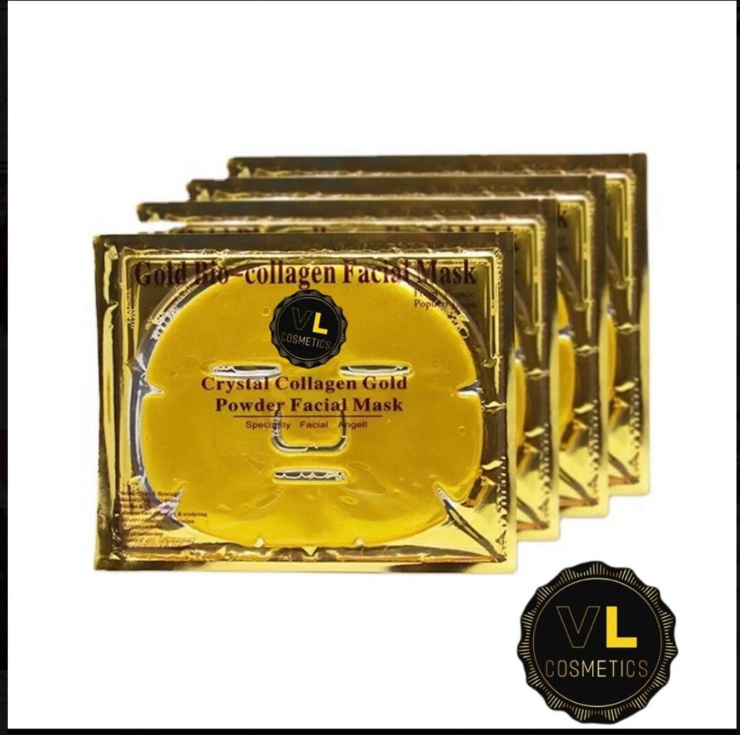 4 X 24K Gold Hydrogel Collagen Crystal Facial Mask 60g per - Etsy