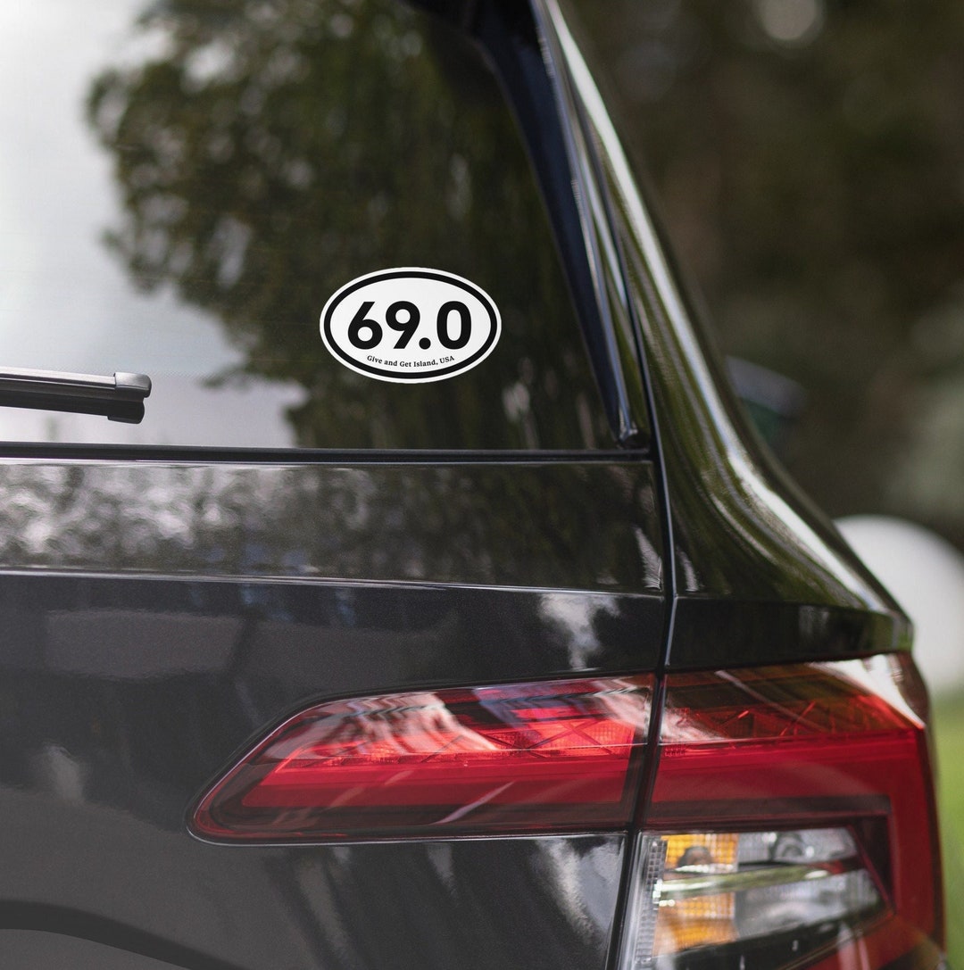 69 Sticker, Funny Sarcastic Sticker for Water, Humor Sticker, Funny ...