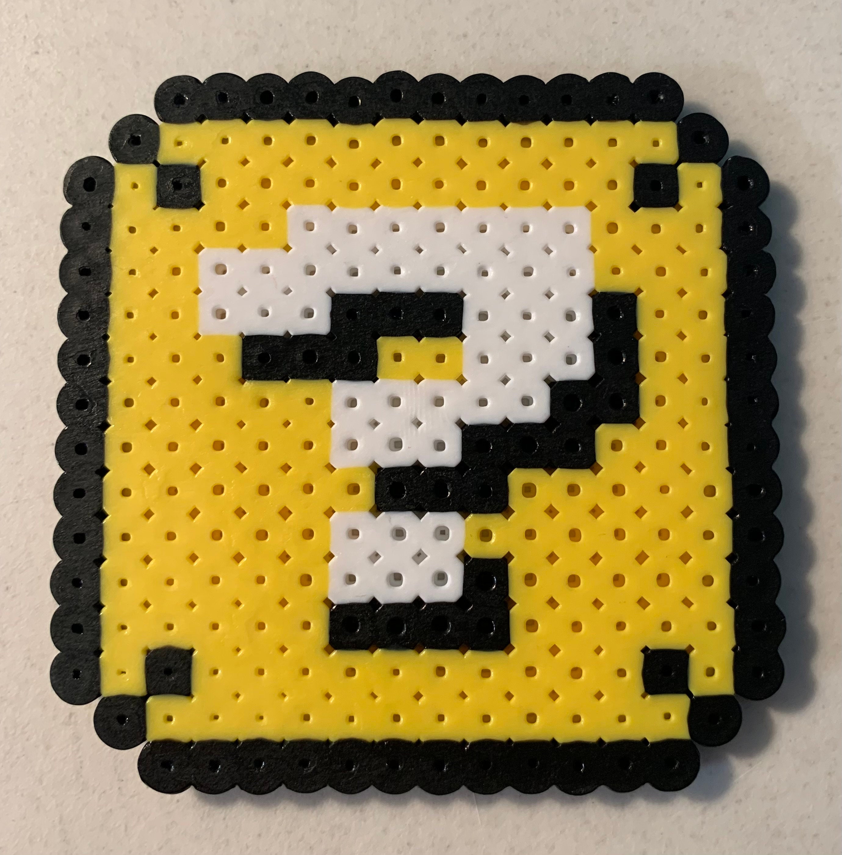 Mario Themed Perler Bead Coasters - Etsy