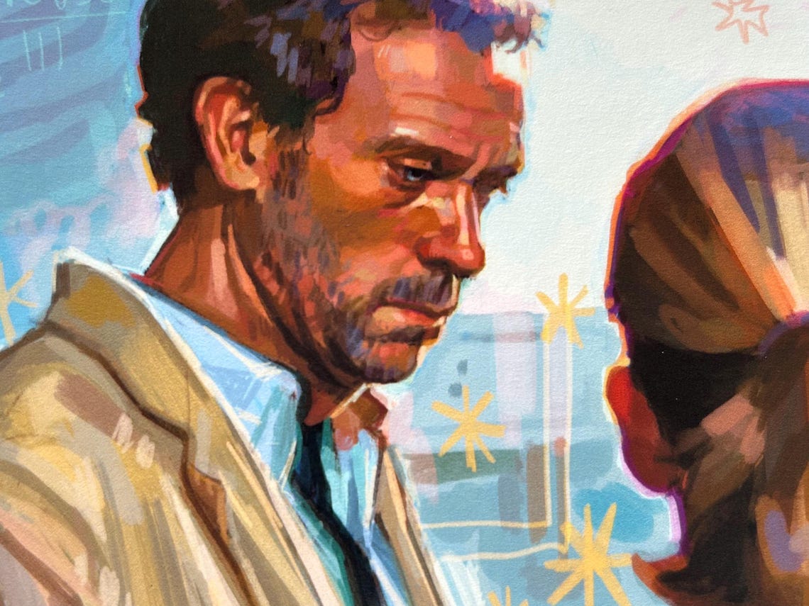 House V. God Mini Print - Etsy