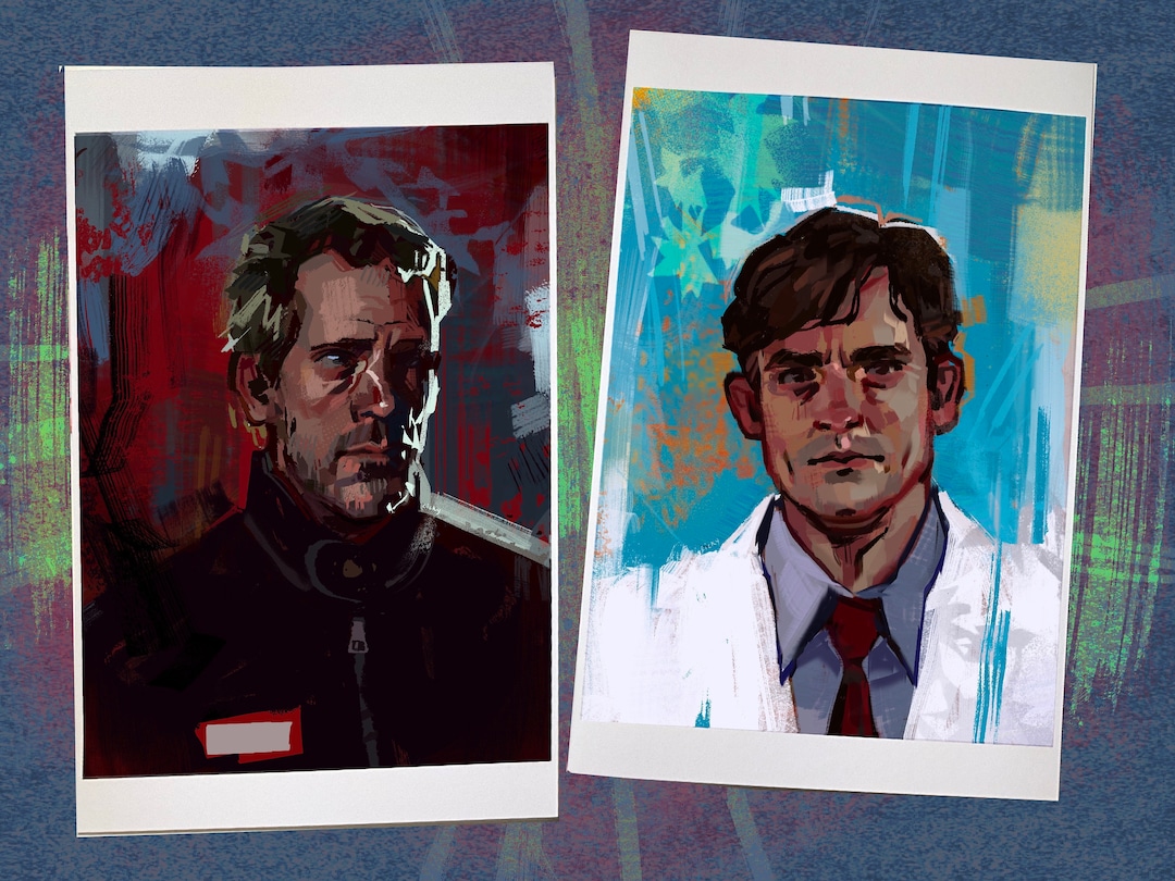 House MD Disco Elysium Portrait Mini Print Set - Etsy