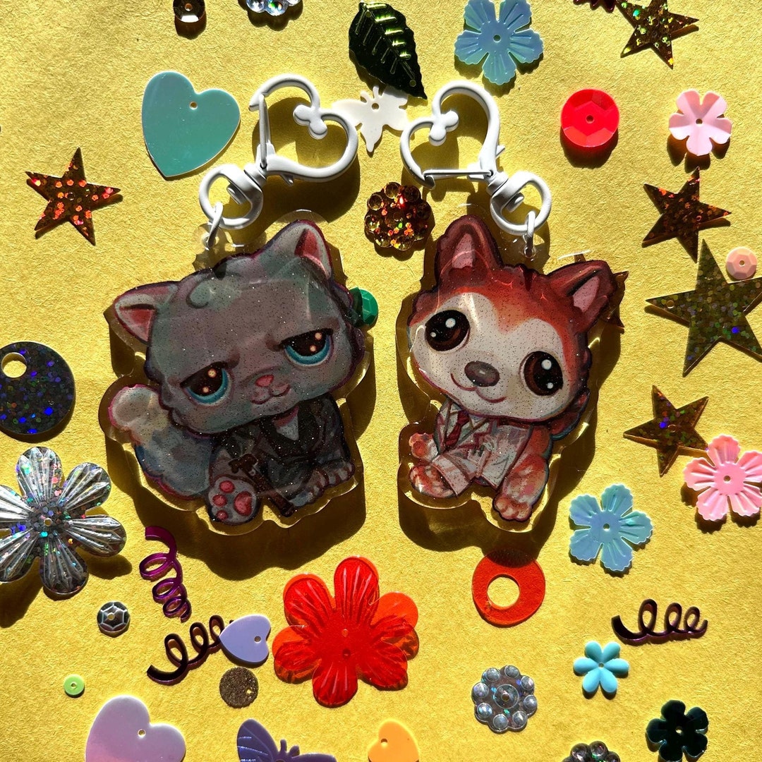 House MD LPS Glitter Epoxy Charms - Etsy