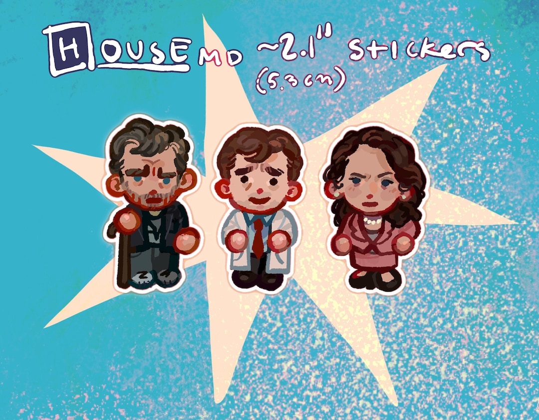 House MD Mini Stickers - Etsy