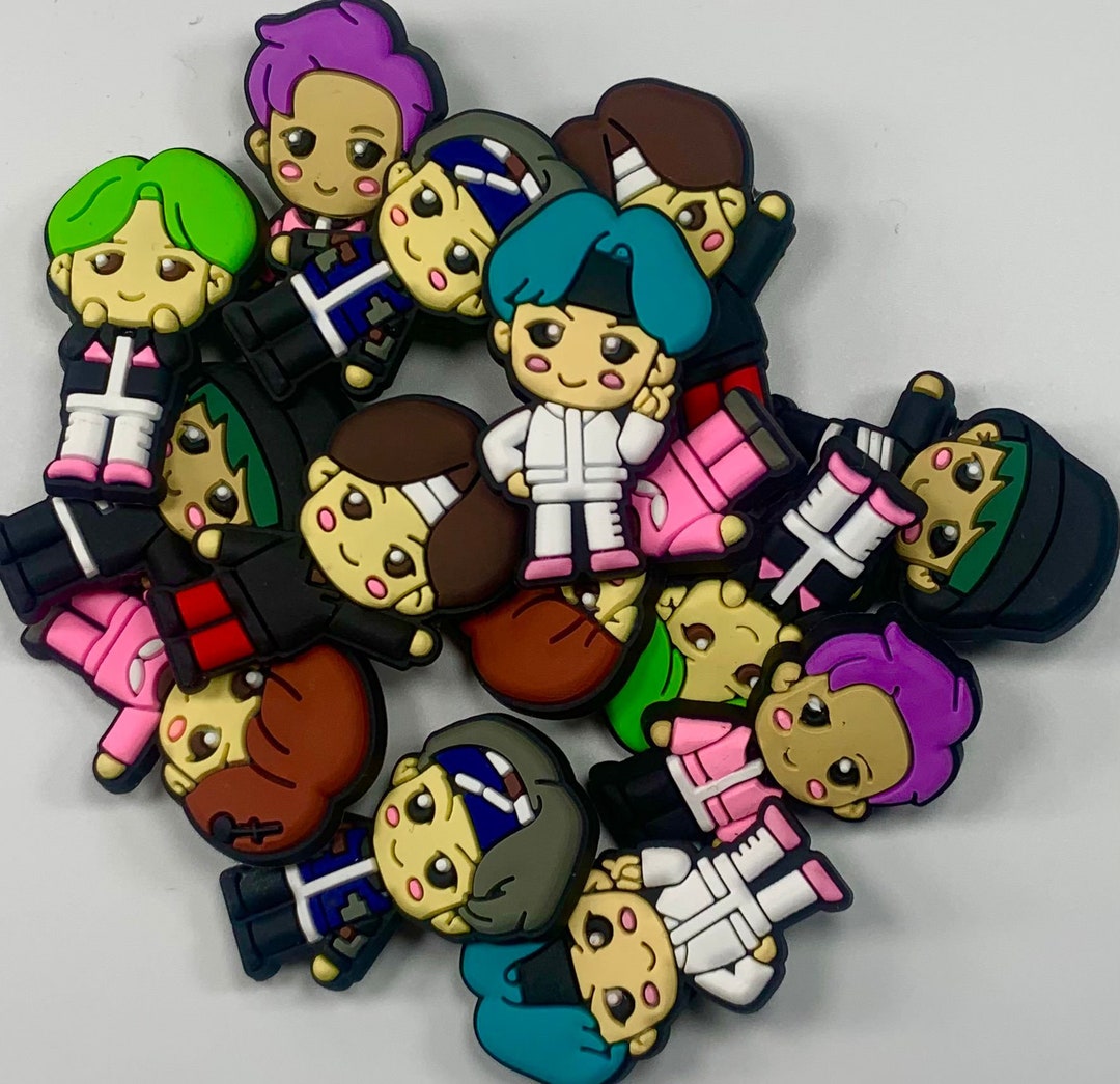 KPOP Croc Charms Jibbitz Great Gifts Kpop Croc Charm Full Set of 14 ...