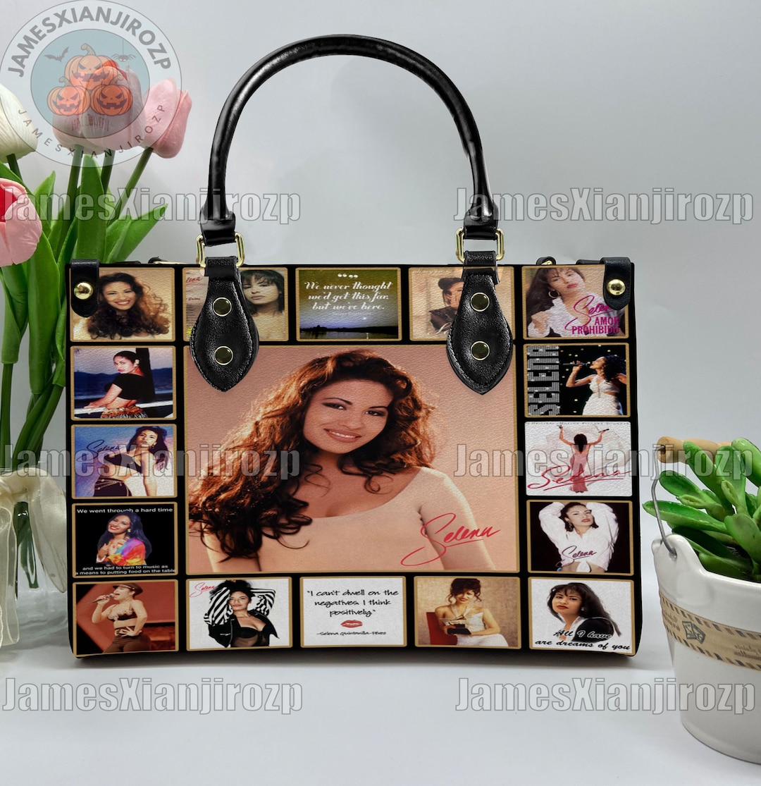 Selena Quintanilla Personalized Leather Handbag, Selena Quintanilla ...