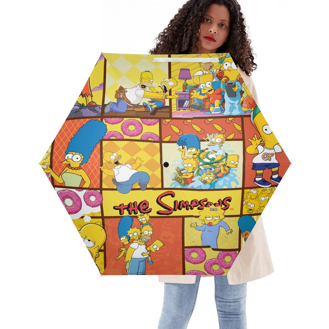 The Simpsons Umbrella, the Simpsons Custom Umbrella, Personalized ...