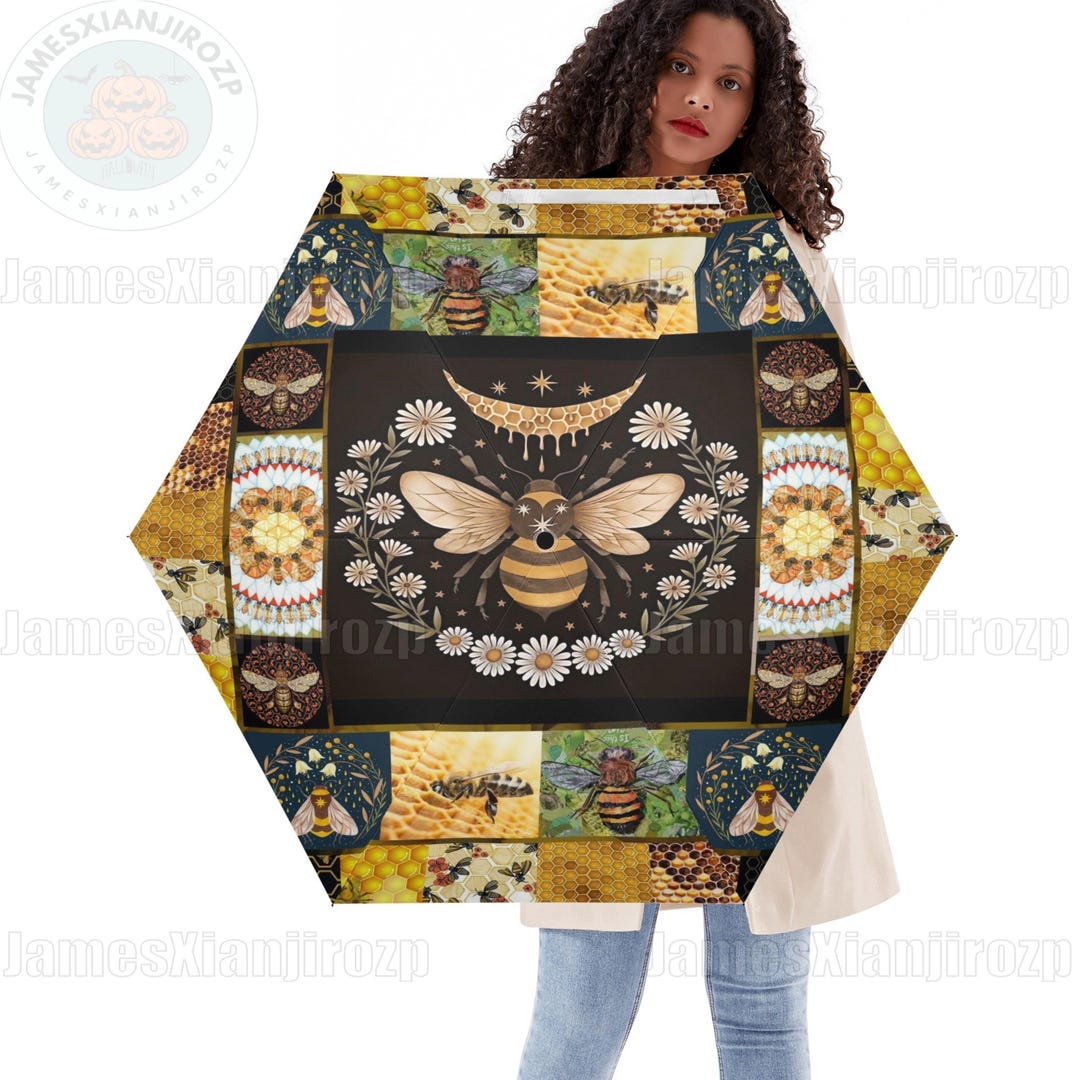 Honey Bee Umbrella, Honey Bee Custom Umbrella, Personalized Umbrella ...