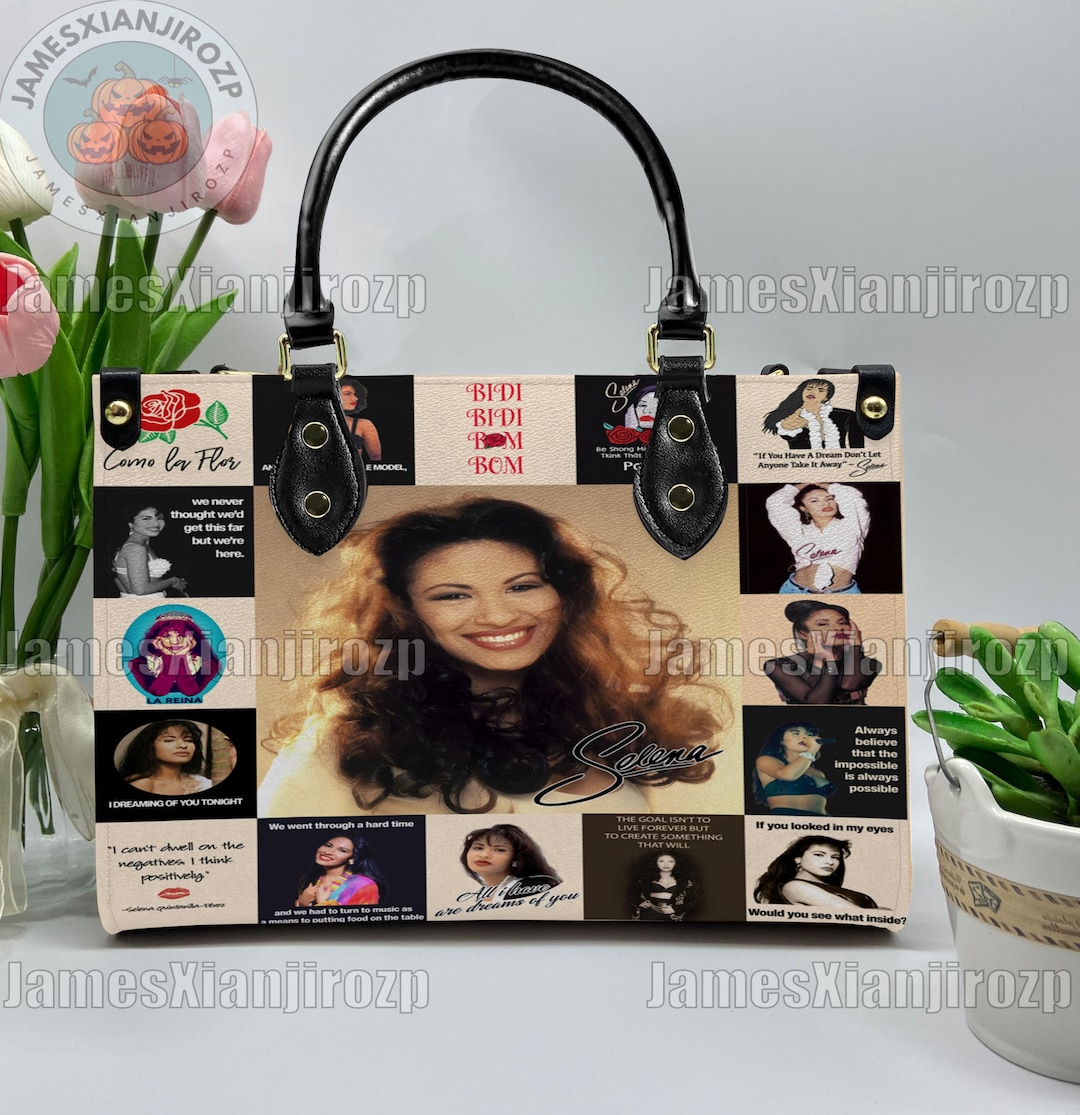 Selena Quintanilla Personalized Leather Handbag, Selena Quintanilla ...