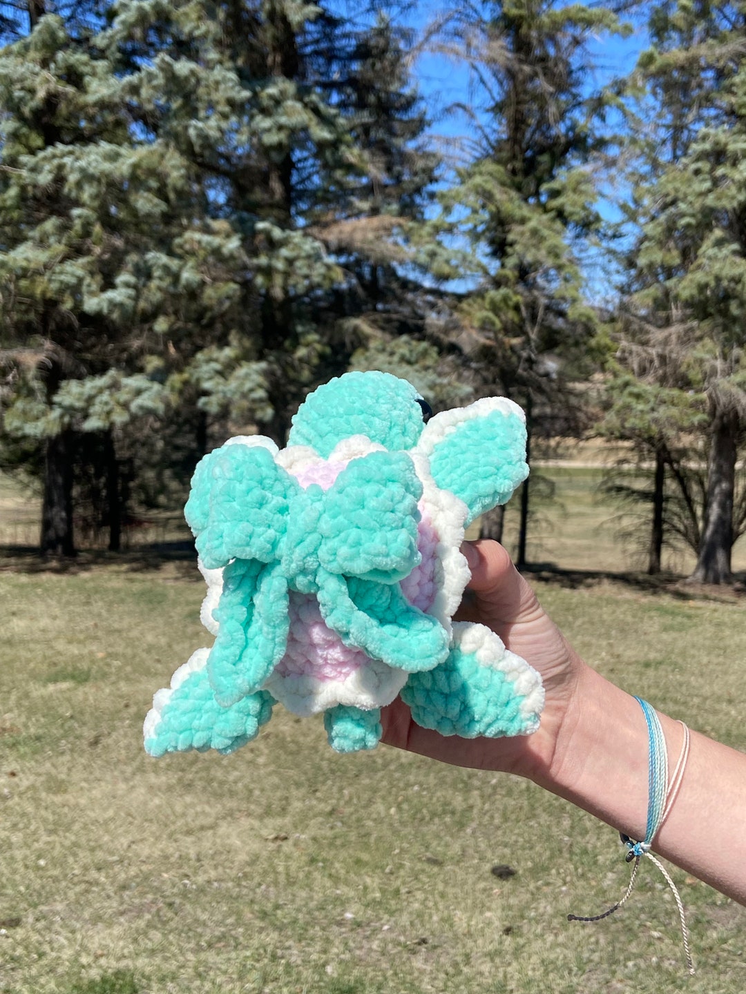 Bow Turtle Plushie - Etsy