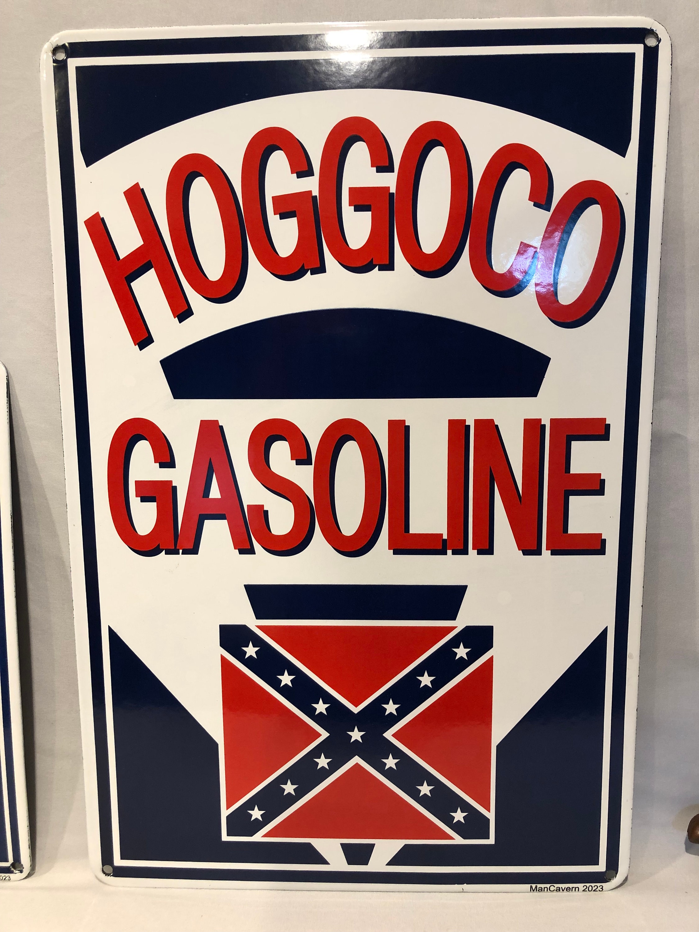 Dukes of Hazzard Hoggoco Gas Oil Station Pump Porcelain Enamel Sign - Etsy