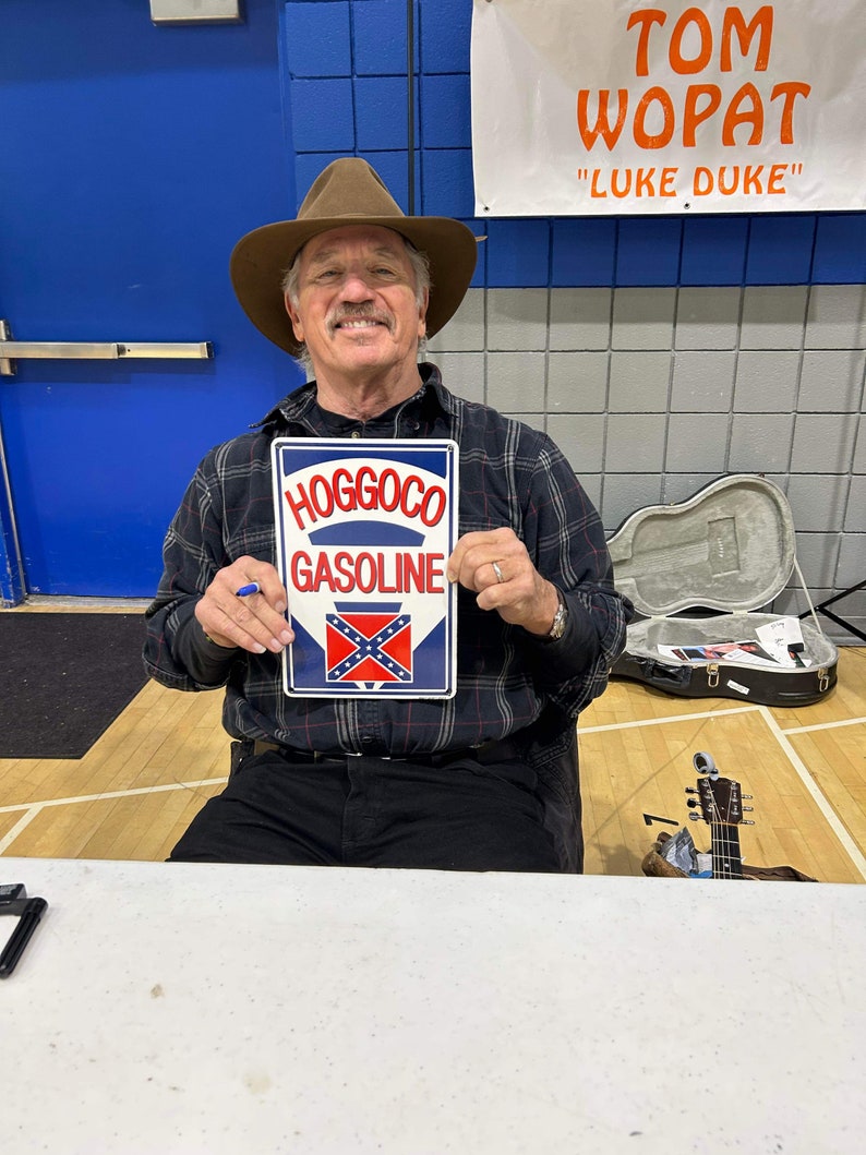 Dukes of Hazzard Hoggoco Gas Oil Station Pump Porcelain Enamel Sign - Etsy