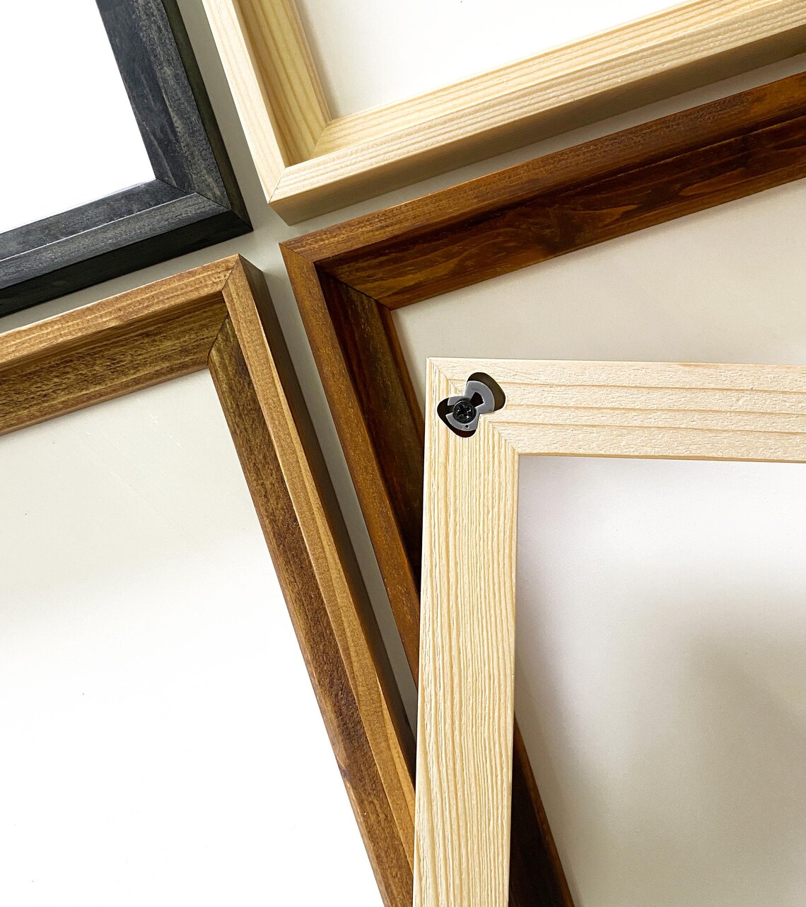 Pine Wood Floating Canvas Frame - DIY Custom Size, Easy Assembly ...