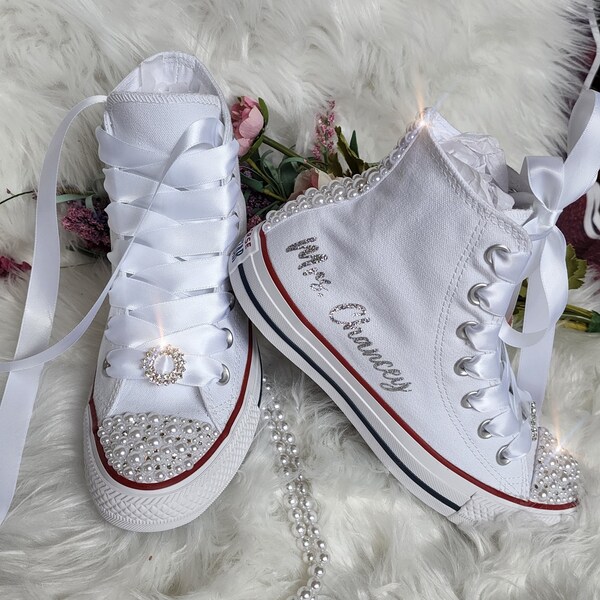 Bling Chuck Taylors - Etsy