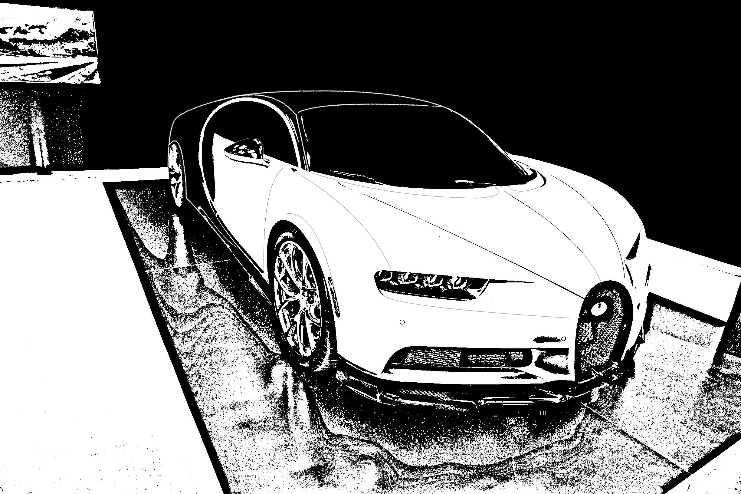 Bugatti Chiron - Colour In - Etsy