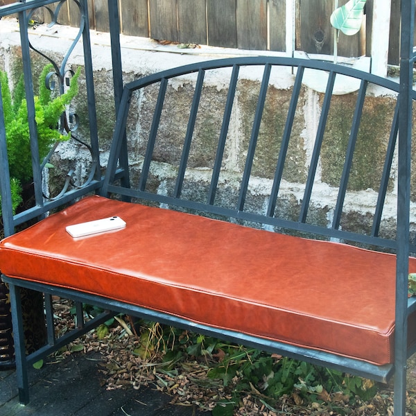 Leather Bench - Etsy