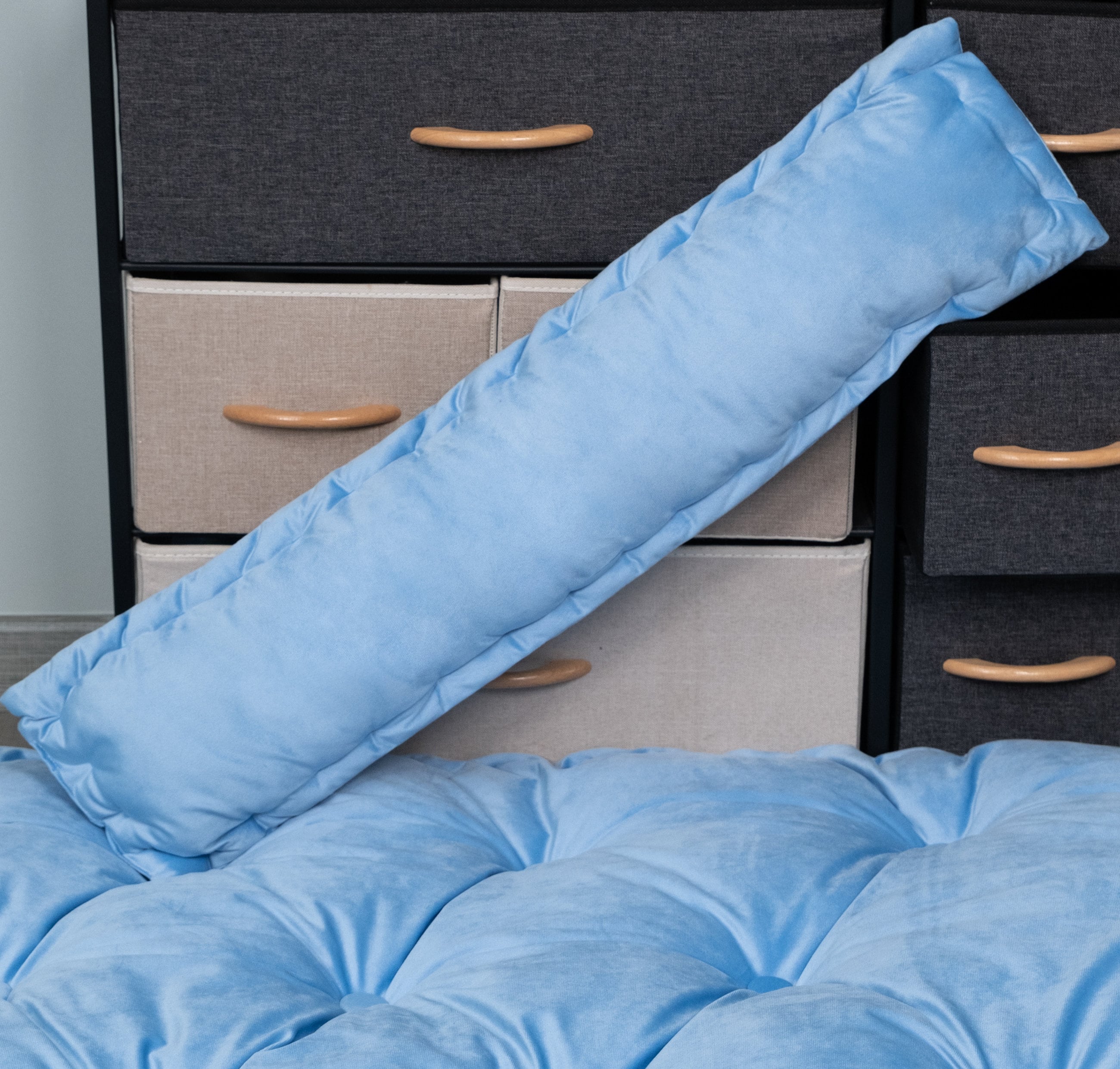 Velvet Lumber Pillow Luxury Lumbar Bolster Custom Size Back Cushion ...