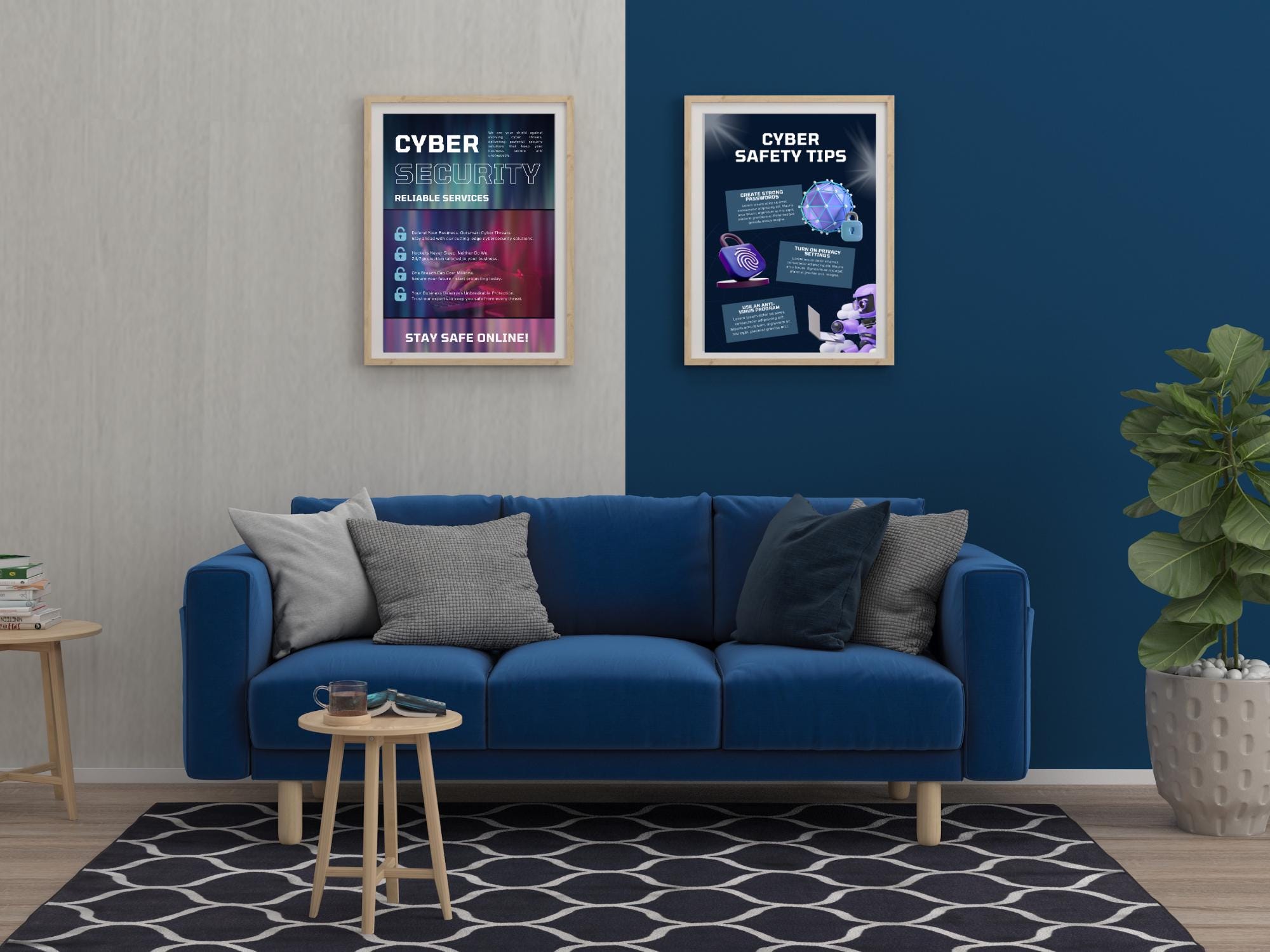 IT Security Posters – Set of 6 Digital Citizenship Prints | Cyber ...