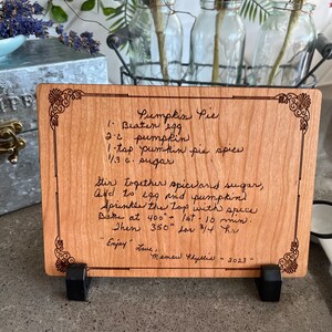 Engraved Handwritten Note | Handwriting Keep Sakes | Wooden Handwritten ...