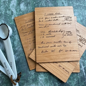 Engraved Handwritten Note | Handwriting Keep Sakes | Wooden Handwritten ...