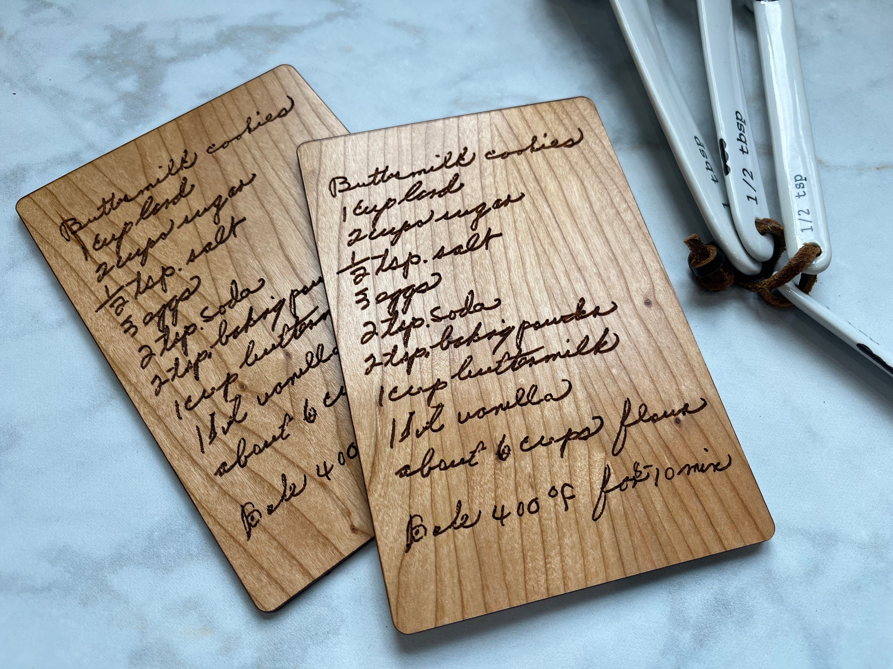 Engraved Handwritten Note Handwriting Keep Sakes Wooden Handwritten ...