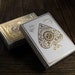 Luxury Gold Foil Embossed White Artisan Playing Cards - Etsy