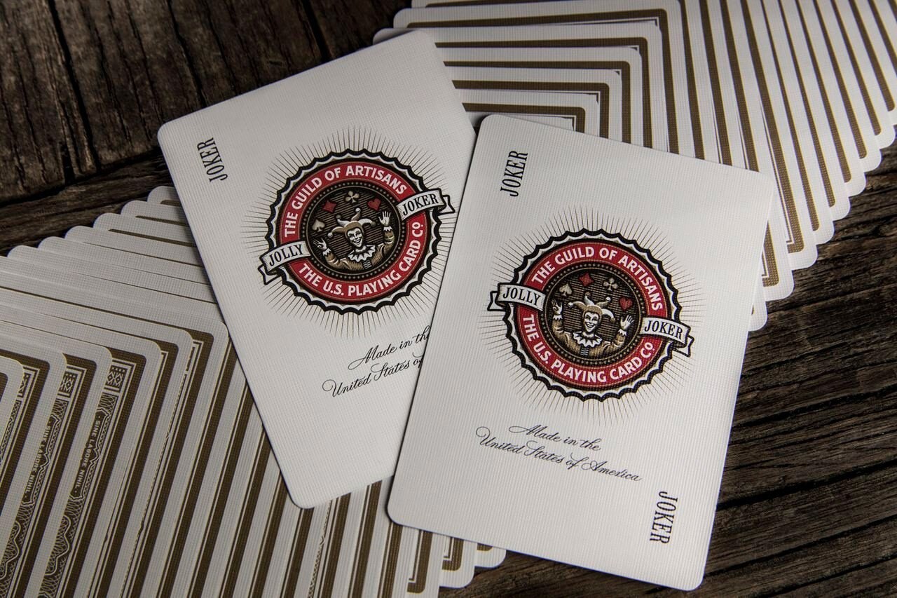 Luxury Gold Foil Embossed White Artisan Playing Cards - Etsy