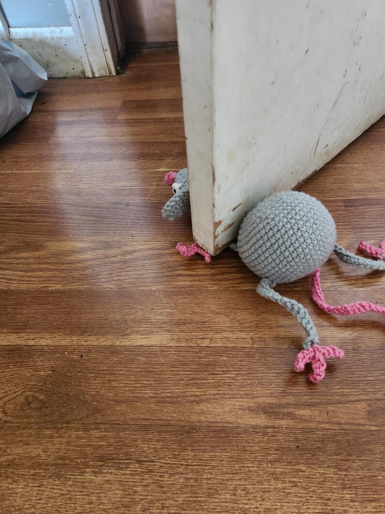 Crochet Mouse Doorstop - Etsy