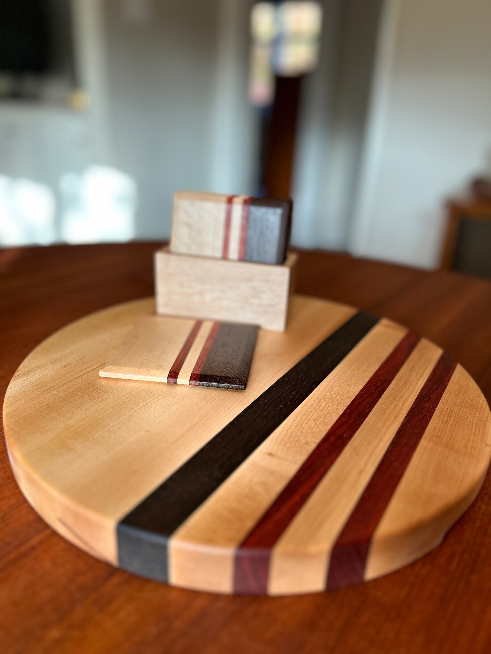 Beautiful 11 Inch Round Maple Cutting Board. - Etsy