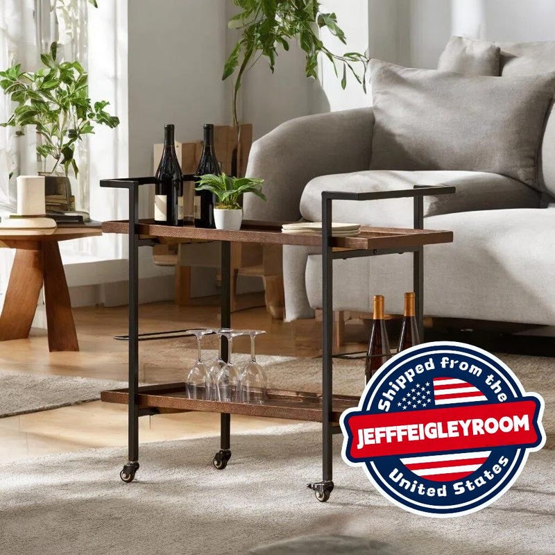 Rustic Bar Cart - Etsy