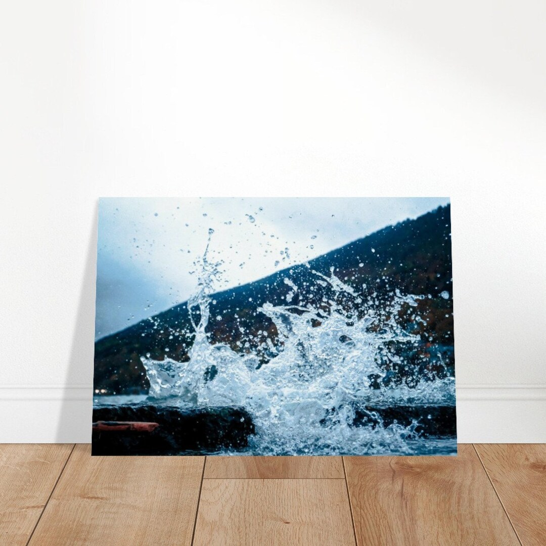 Water Splash Poster Made From Museum Quality Matte Paper - Etsy