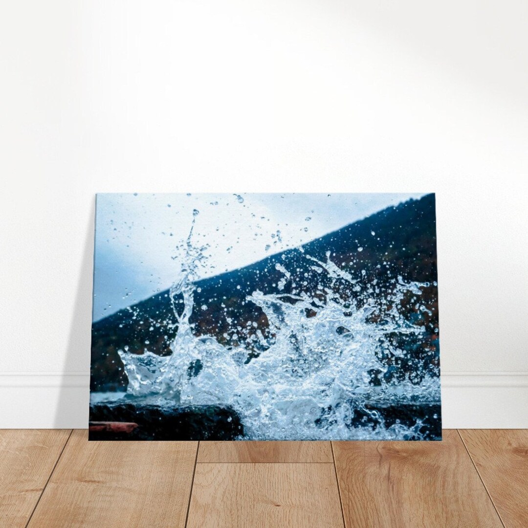 Water Splash Canvas - Etsy