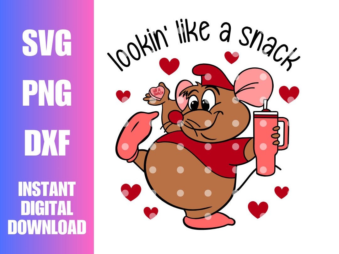 Lookin Like A Snack Valentine SVG PNG DXF, Cricut Svg File, Silhouette ...