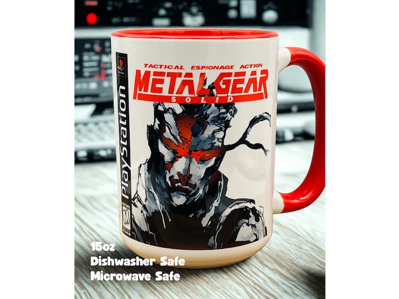 Metal Gear Solid PS1 Mug: Solid Snake Coffee Cup, Retro Gamer Gift - Etsy