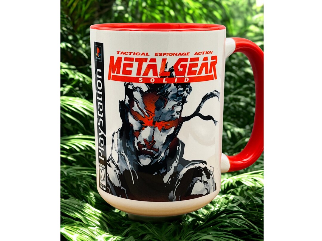 Metal Gear Solid PS1 Mug: Solid Snake Coffee Cup, Retro Gamer Gift - Etsy